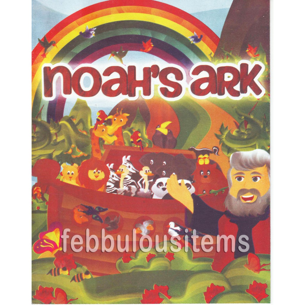 Bible Story Book / Coloring Book English ( Noah's Ark / Alamat ng ...