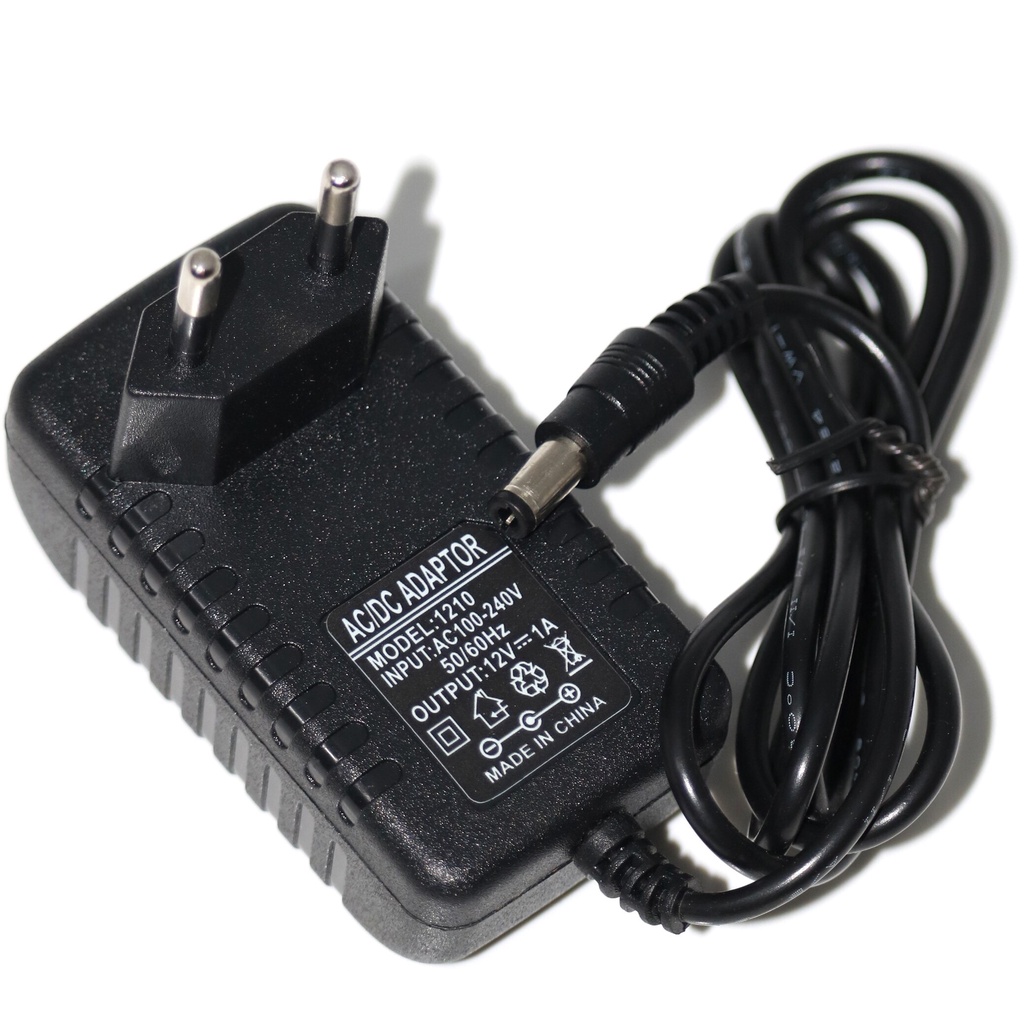 12V 1A Power Supply Adapter 12V 1A 1000mA 12W AC/DC Adapter 100-240V AC ...