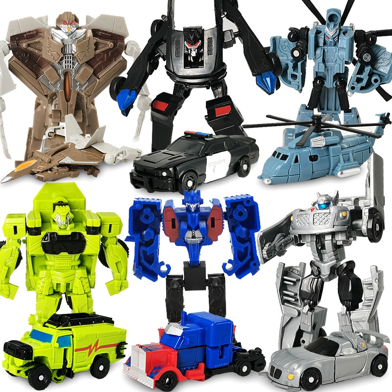 {Flash sales}Mini Transformer Toy Optimus Prime Megatron Robots Car ...