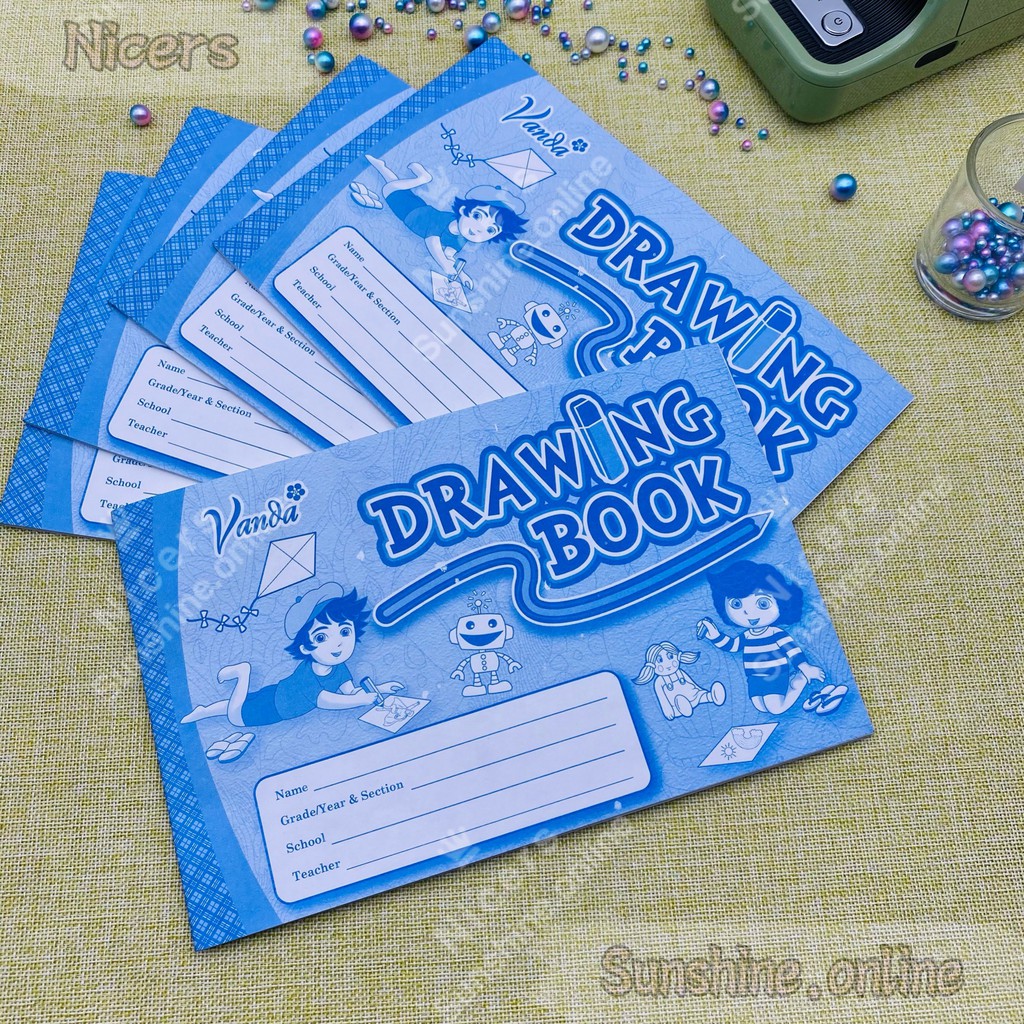 5pcs/set Vanda Drawing Book Small Size Ordinary 14x21.5cm | Shopee ...