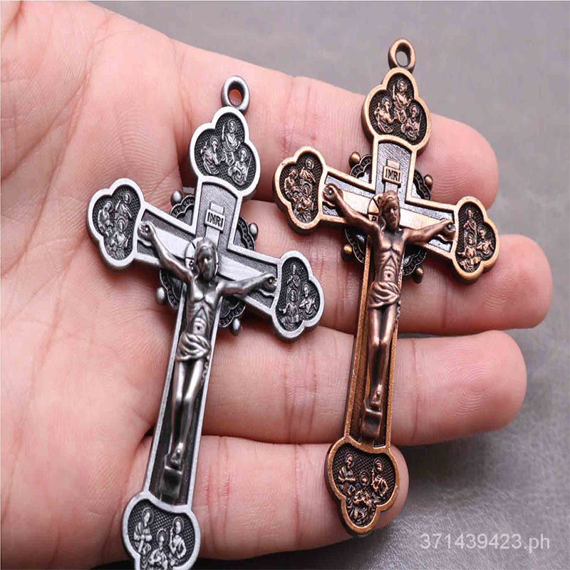 1 piece/Religious Catholic Grand Cross Medal, Large Alloy Christian ...