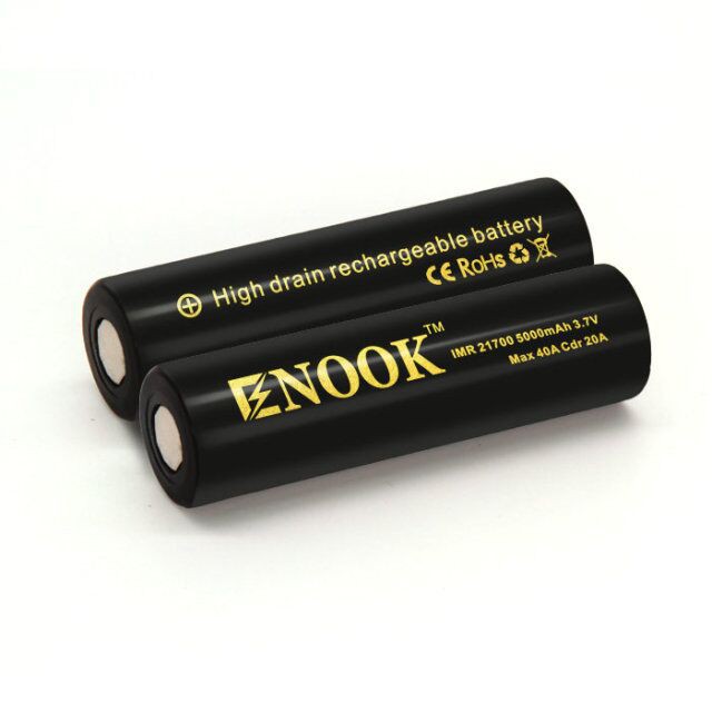 Legit/Enook 21700 5000mAh 40A rechargeable 3.7V lithium ion battery ...