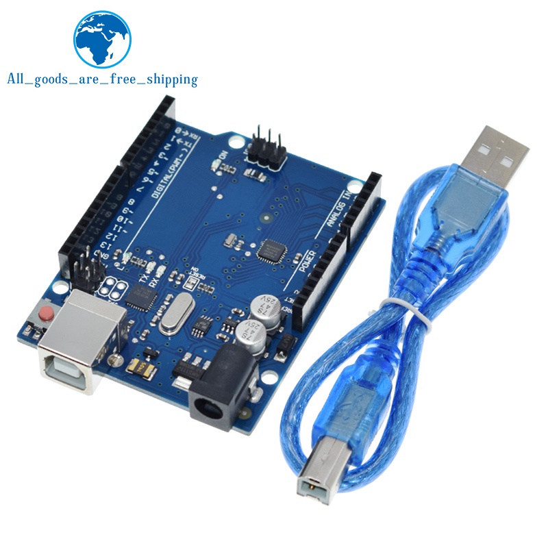Uno R3 Official Box Atmega16u2 Original Atmega328p Mu Chip With Cable For Arduino Uno R3 
