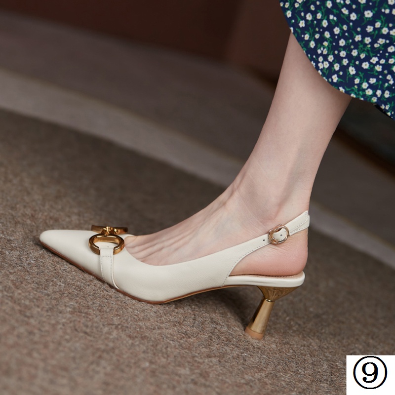 Soft Surface!Toe Cap Sandals Women 2022 Spring Summer New Style Beige ...