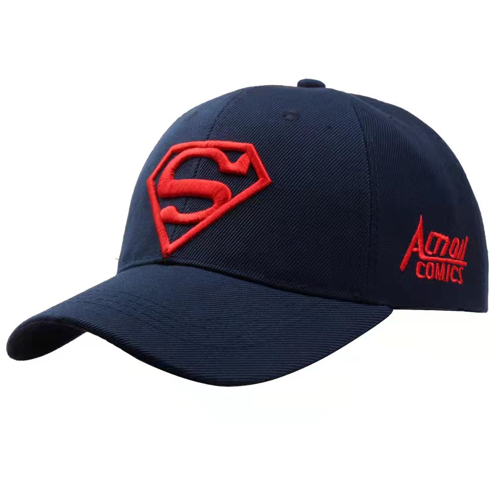 Superman Style Adjust Cap Fashion Hats Outdoor Bull Caps Close Baseball ...