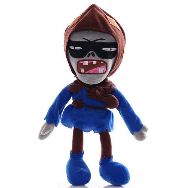 PVZ Plush Toy Thief Zombie Multicolor Soft Stuffed Doll Toy #006 ...