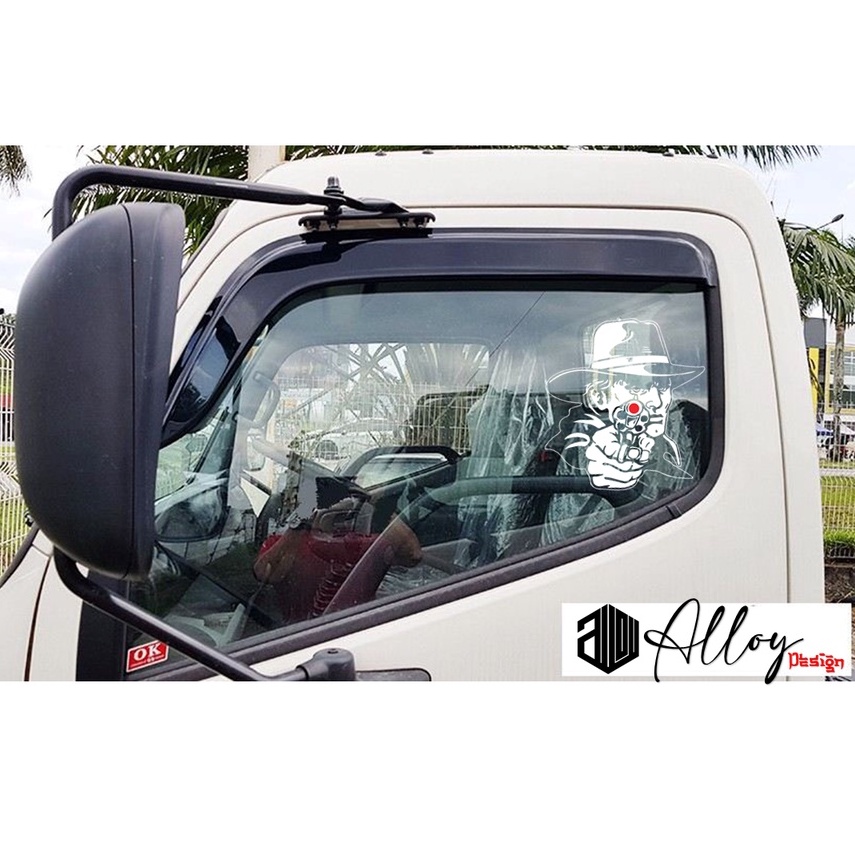 Cowboy Sticker Lori/Kereta/motor/cermin dan body decal cutting sticker ...