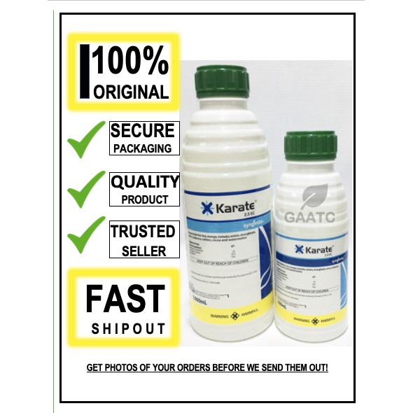 KARATE 2.5 EC LAMBDA-CYHALOTHRIN INSECTICIDE FOR THE CONTROL OF PESTS ...