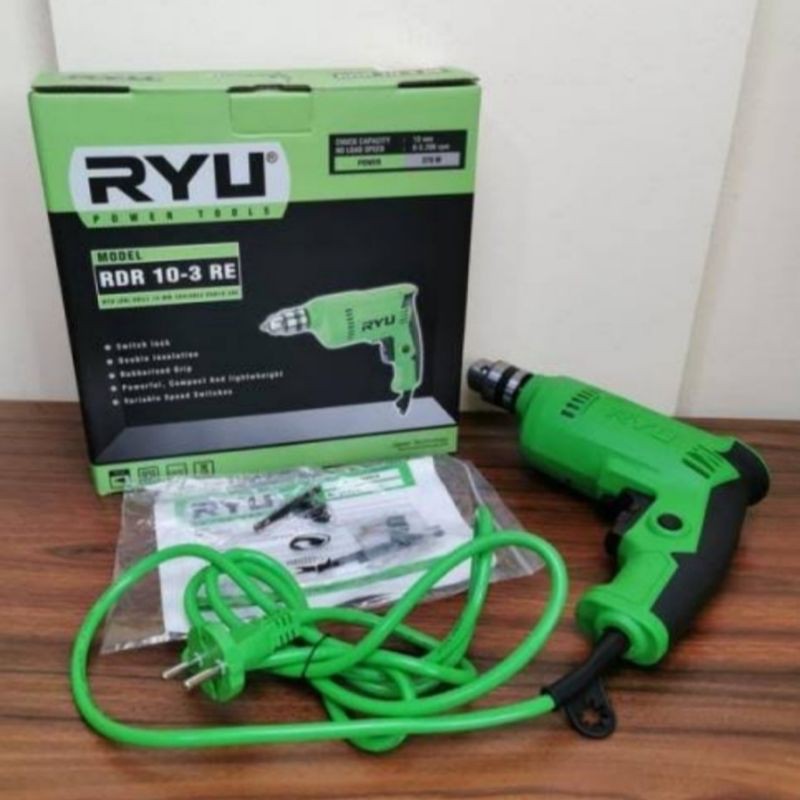 Ryu HAND DRILL Machine RDR 10-3 HAND DRILL 10MM | Shopee Philippines