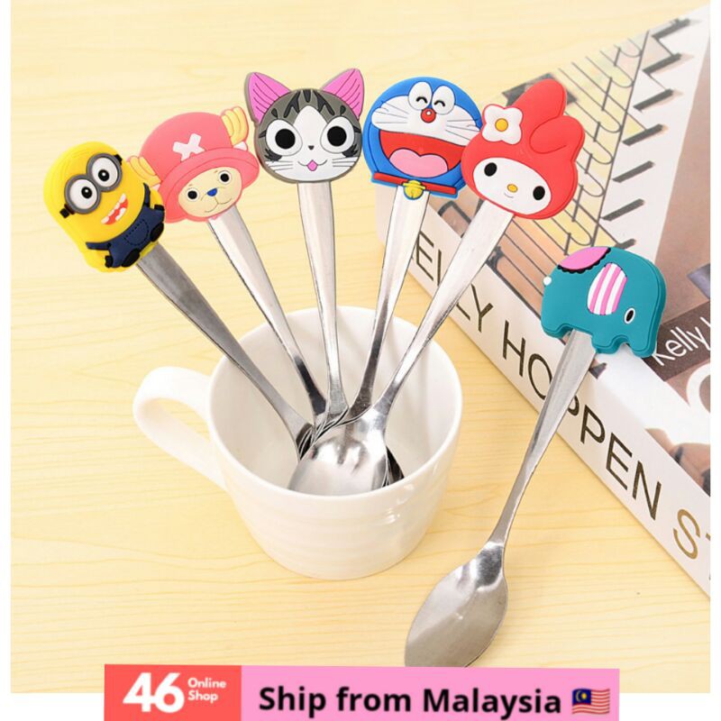 Small Spoon Door Cute Cartoon Small Spoon Sudu kecil Comel Party Pack ...