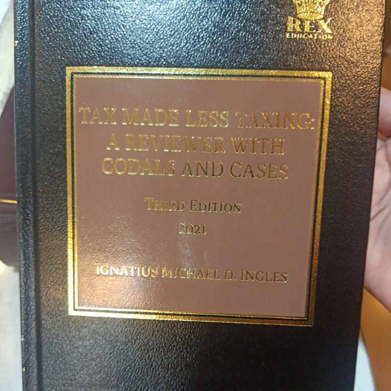INGLES-TAX MADE LESS TAXING 2021/2025 | Shopee Philippines