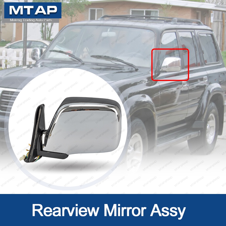 Outer Rearview Mirror Assy For TOYOTA LAND CRUISER LC80 FJ80 4500 LX450 ...