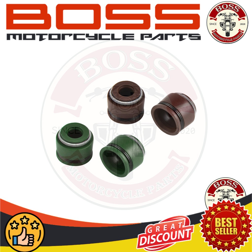 Motorcycle VALVE SEAL SET TMX/XRM/CT100/BARAKO/SHOGUN/FURY/SMASH/ROUSER ...