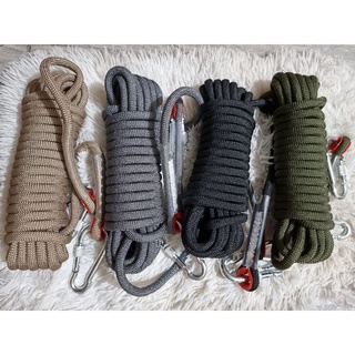 【COD】Static Utility Rope Free 2 Carabiners For Outdoor Activities ...