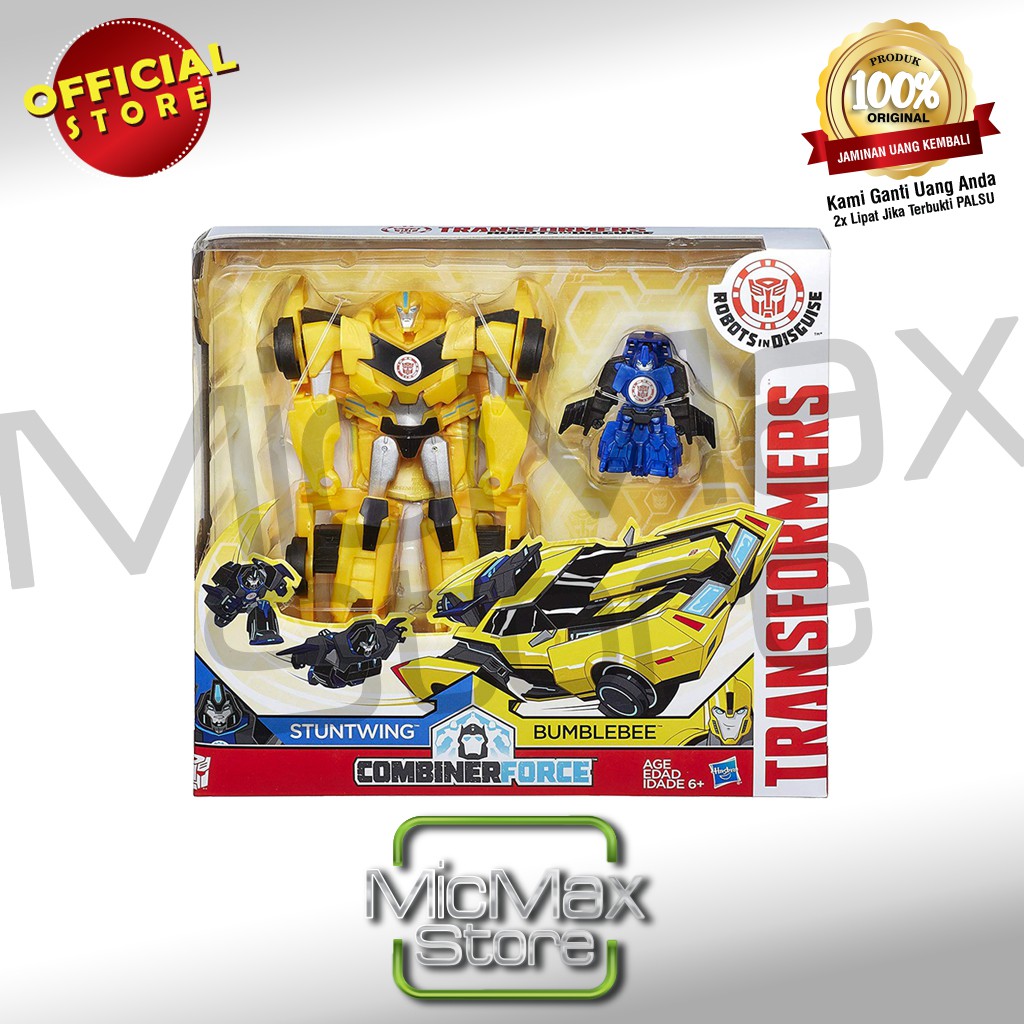 Transformers Stuntwing Bumblebee Combiner Force Robots In Discus ...