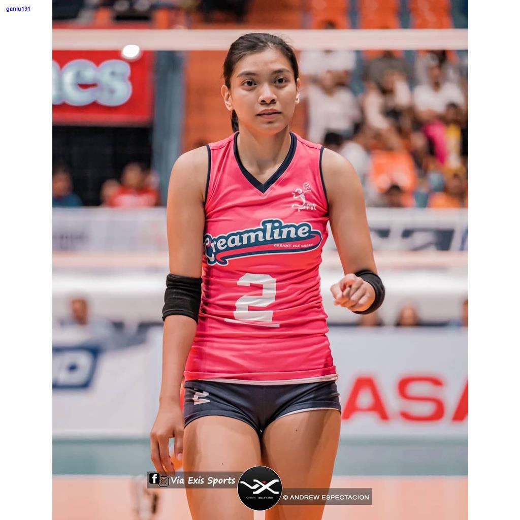 CREAMLINE VOLLEYBALL WOMEN'S JERSEY FREE PERSONALIZE NAME FREE ...