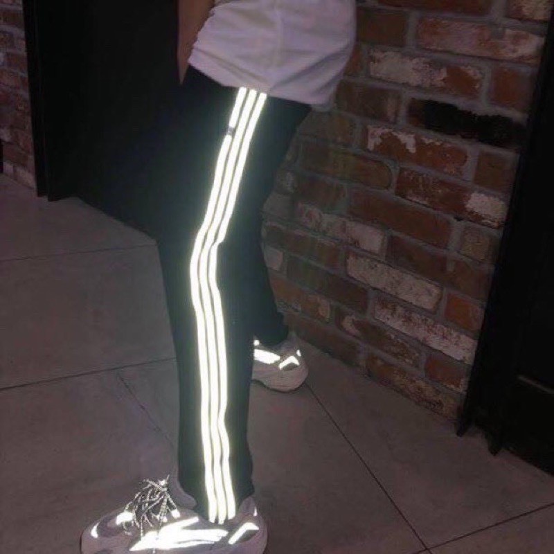 [UNISEX] Extremely Reflective Line Jogger Pants | Shopee Philippines