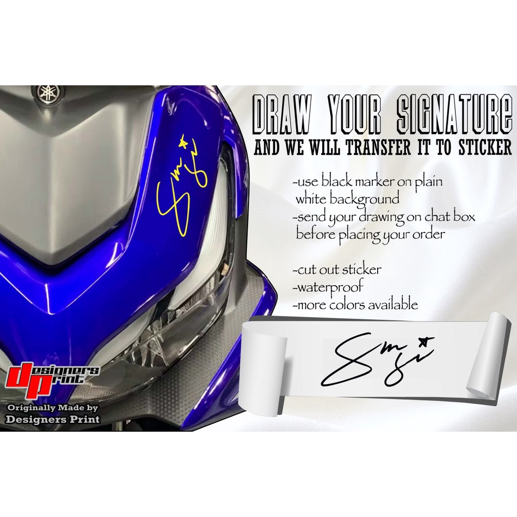 Customized Signature - Draw your signature and we will transfer it to ...