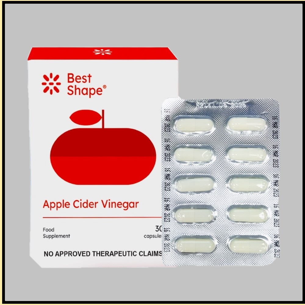 BEST SHAPE Apple Cider Vinegar Capsule 600mg 1s (sold per capsule ...