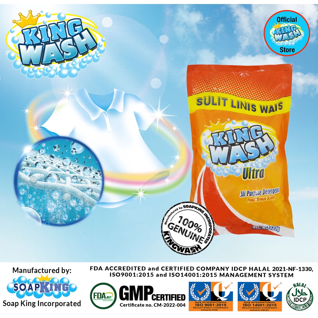 Detergent, Laundry Detergent, All Purpose Detergent Powder, Kingwash ...
