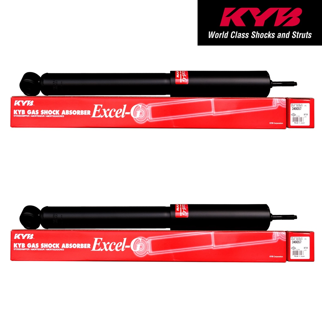 KYB KAYABA Excel-G Shock Absorber Rear for Mitsubishi Pajero V98W 2008 - 2015 Set of 2 (349057 ...