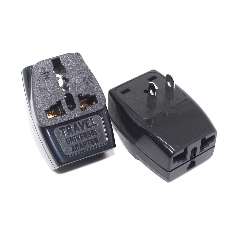 US Travel Adapter (Type A), Convert Universal Socket To 2-flat Pins ...