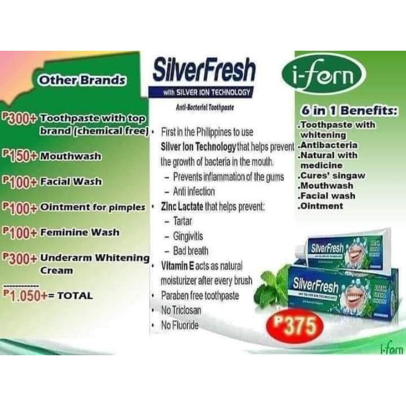 Silver Fresh Toothpaste | Shopee Philippines