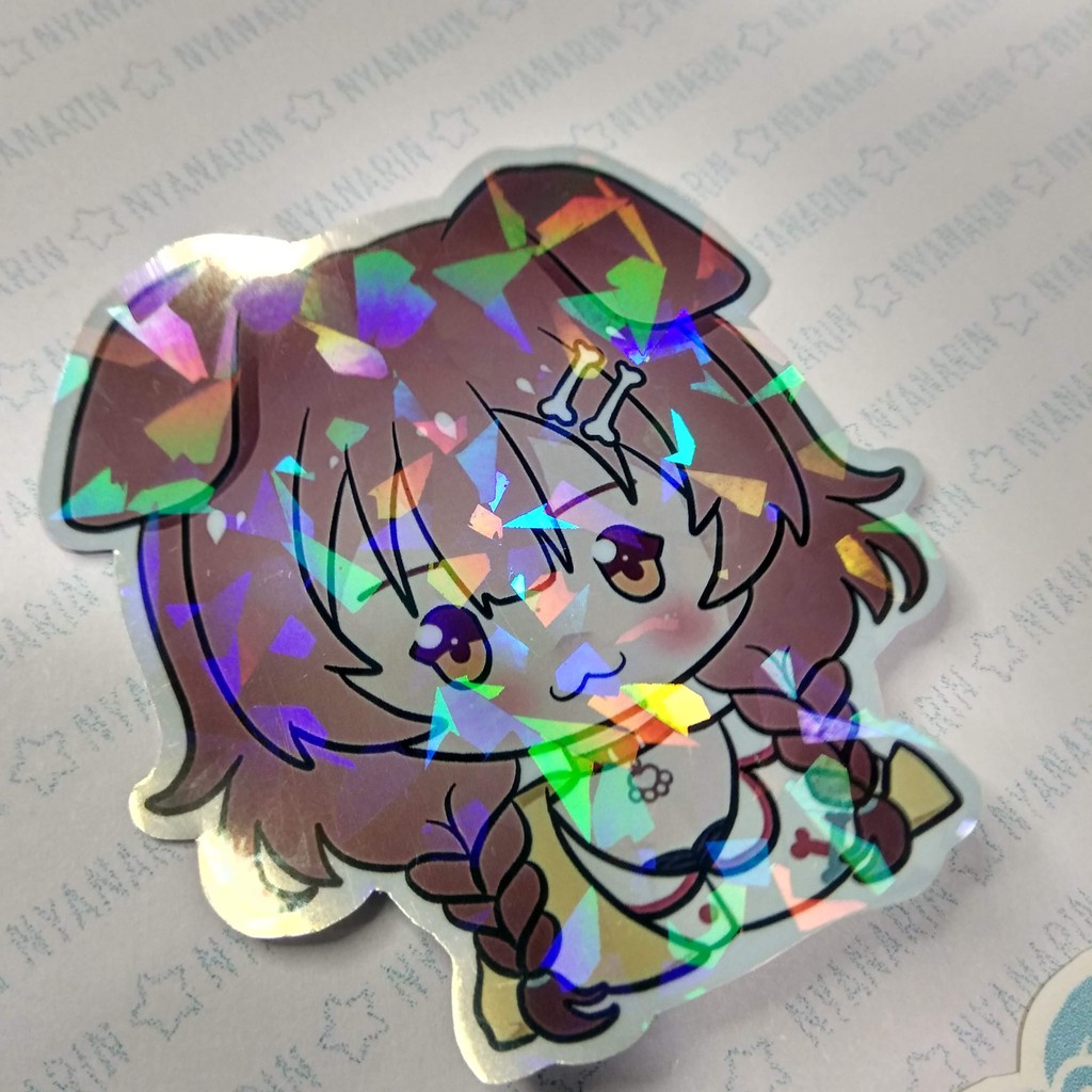METALLIC VINYL Vtuber HoloLive Stickers | Shopee Philippines