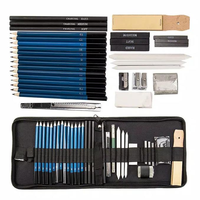 40pcs Pencil Sketching Set Drawing Kit Art Sketching Drawing Tool ...
