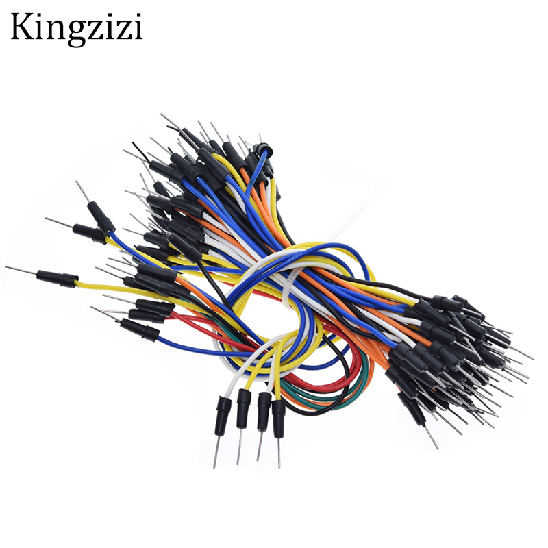 Great IT Smart Electronic DIY kit 65PCS Jump Wire Cable Male to Male ...