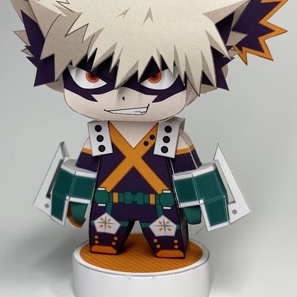 [DIY] Katsuki Bakugo Paper Model KIT (My Hero Academia) - Study desk ...