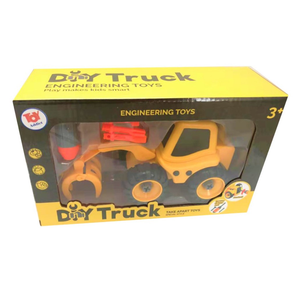 Toy Addict DIY Truck Feller Bunchers Children's Creativity Toy ...