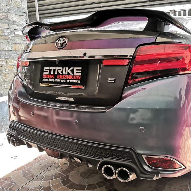 Rear Bumper Diffuser for Toyota Vios | Shopee Philippines