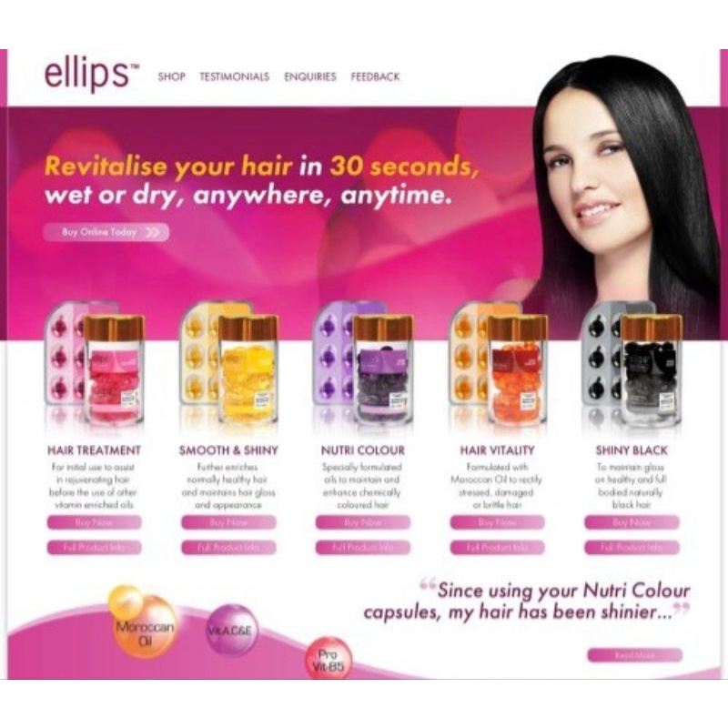 Ellips HAIR VITAMIN (Contents: 6capsules @ 1ml) | Shopee Philippines