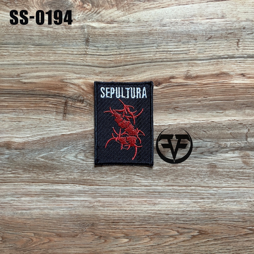 Slipknot SEPULTURA patch emblem Embroidery METAL BAND MOTIF extra ...