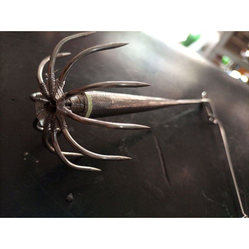 Heavy duty big squid hook / saranggat (sinking) | Shopee Philippines