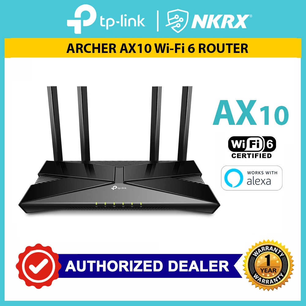 TP-Link Archer AX10 AX1500 Wifi 6 Dual Band Router | Shopee Philippines