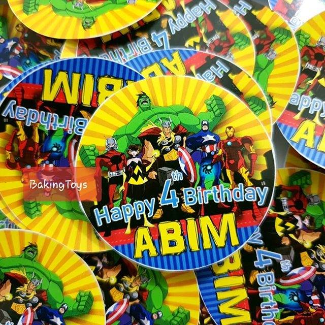 Birthday Pudding Stickers / Bento Rice Boxes / Rice Boxes / Hampers ...