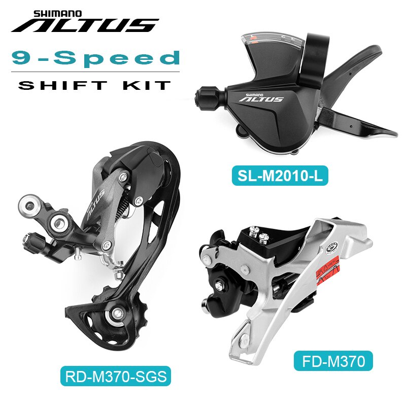 SHIMANO MTB Shifter Rear Derailleurs 2*9S 3*9 Speed 18V FD-M2020 M370 Altus SL-M2000 27 Speed ...