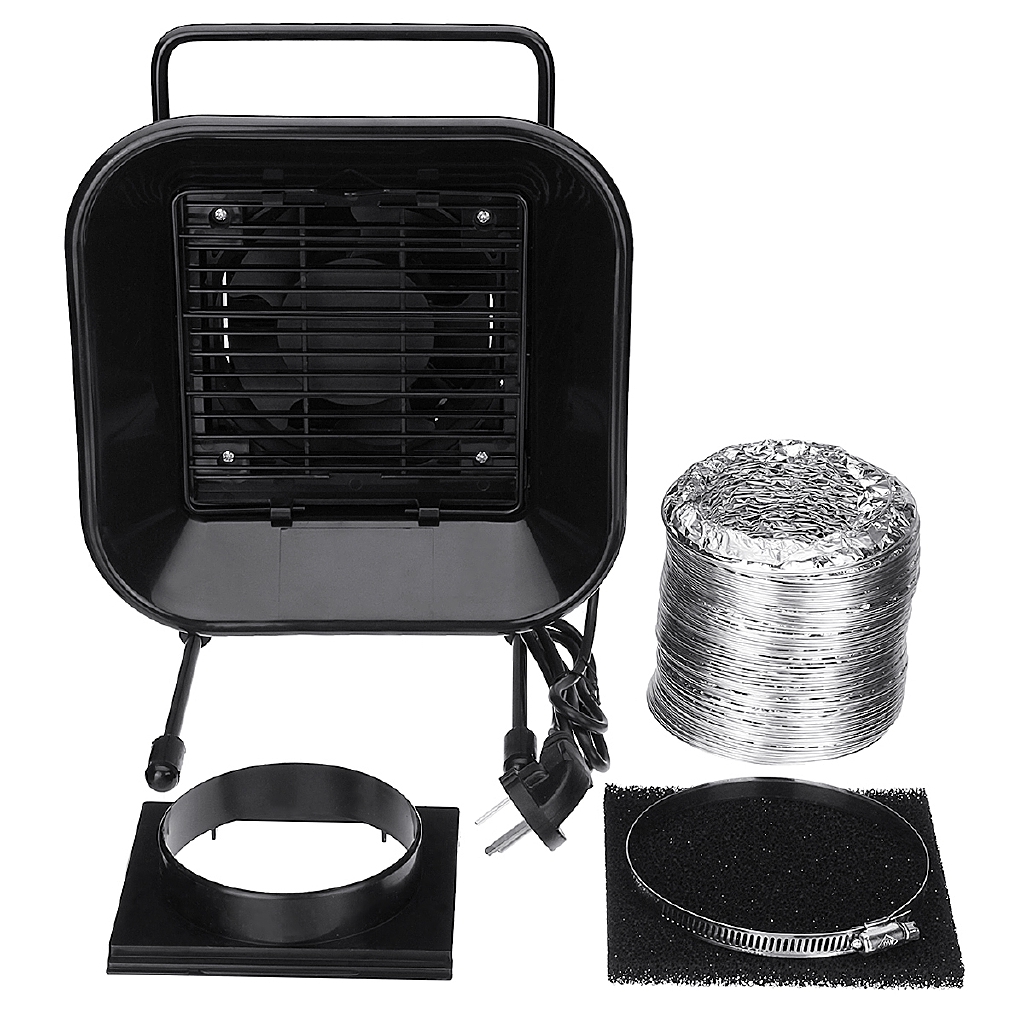 16W Solder Smoke Absorber + Sponge + 2M Air Pipe Professional ESD Fume ...