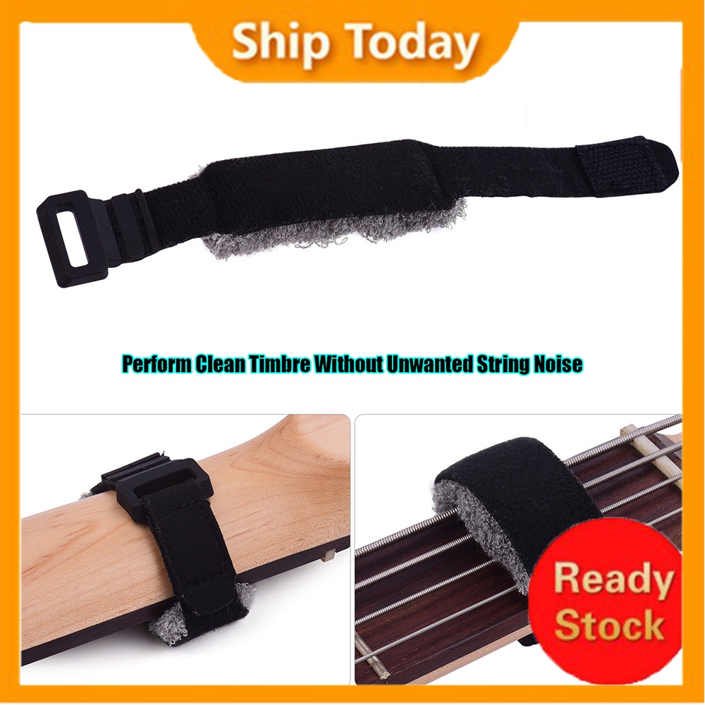 Guitar Gear Fret Wraps 18cm Length Strings Muter for 6 String Bass ...