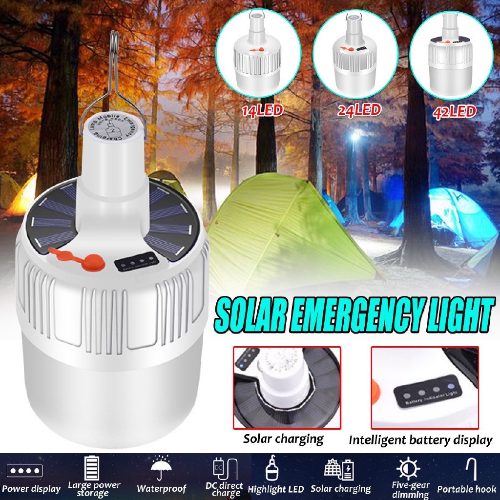 TS LED bulb light new solar usb rechargeable bulb mobile light ...
