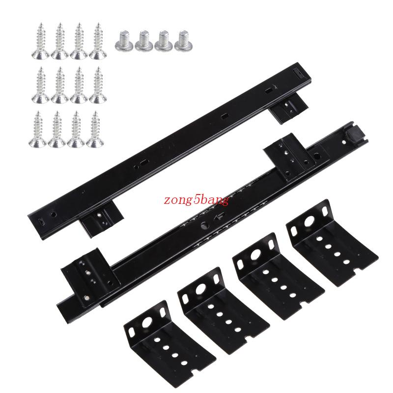 Zone Keyboard Drawer Slides with Adjustable Height Bracket and Screw ...