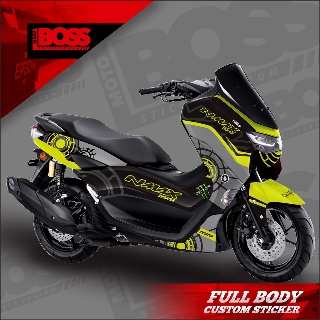 New Nmax 2020 2021 Full Body Sticker Decal Yamaha Nmax 2022 facelift ...