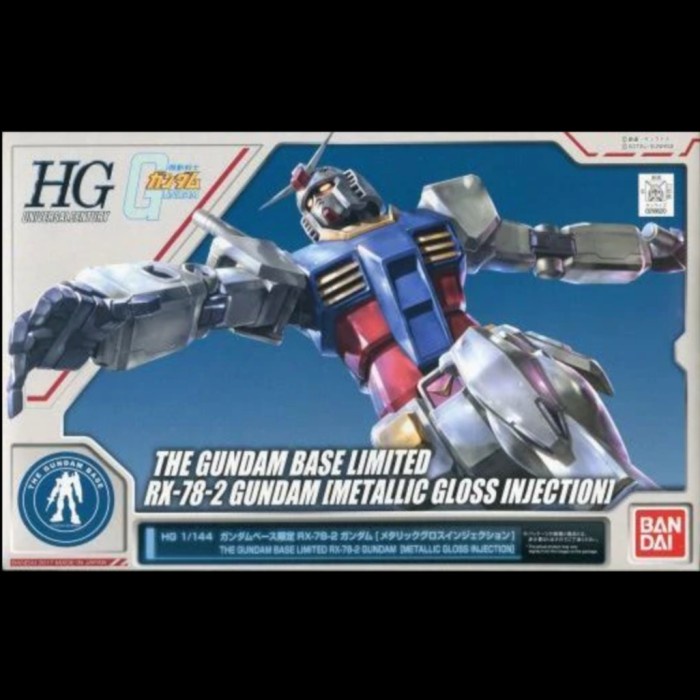 Hg RX-78-2 Metallic Gloss Injection Gundam Base Lmt 1/144 Bandai RX 78 | Shopee Philippines
