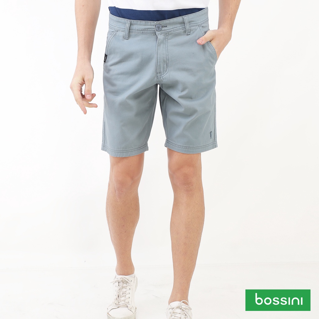 Bossini Slim Shorts BMB15-0006 (Smocked Blue) | Shopee Philippines
