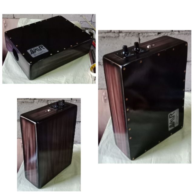 Lap cajon with pickup (body:mahogannybrown tappingboard:black) | Shopee ...