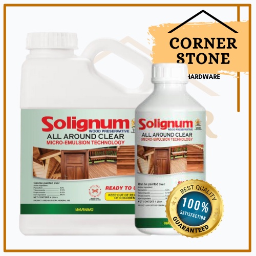 Solignum All Around Clear Wood Preservative Micro-Emulsion Technology 1 ...