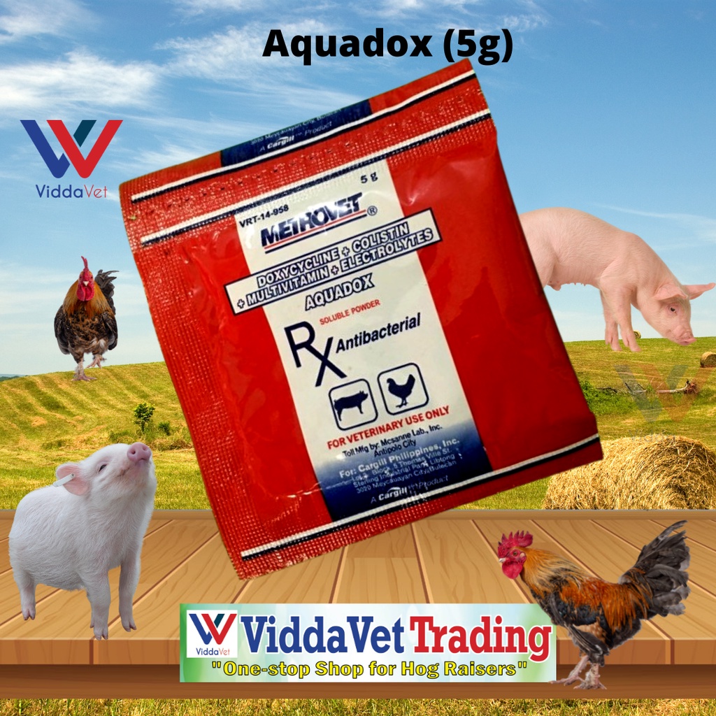 [POULTRY] 5g AQUADOX - Soluble Powder Anti-infectives w/ Vitamins ...