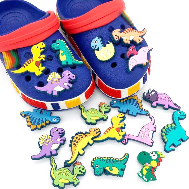 Dinosaur Jibbitz Crocs kids boy Pins for shoes bags High quality #cod ...